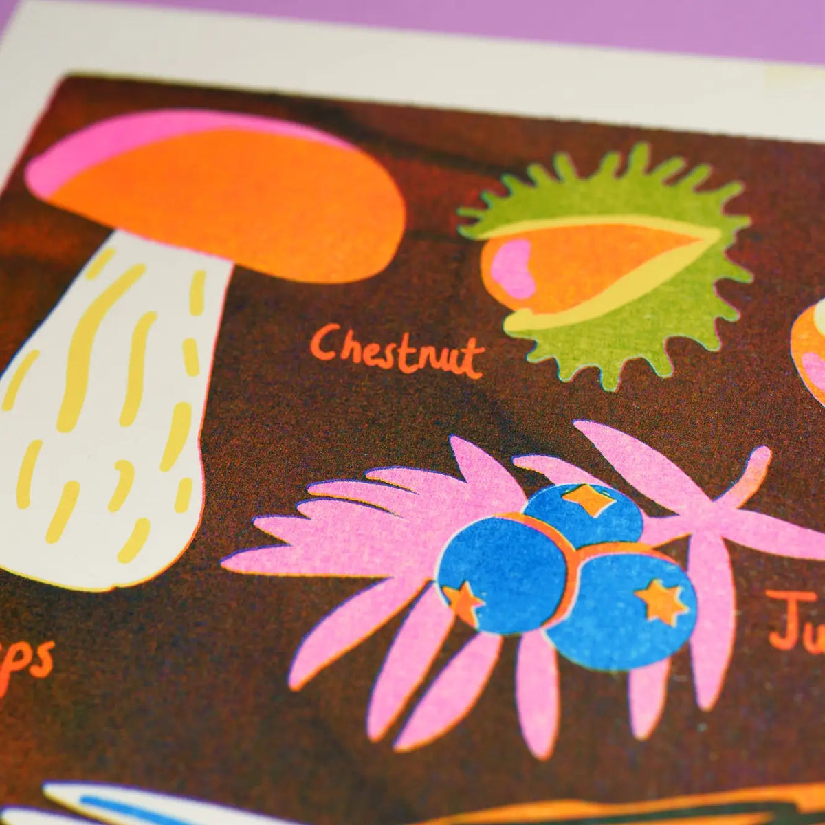 October Forage Riso Print – Form Shop & Studio