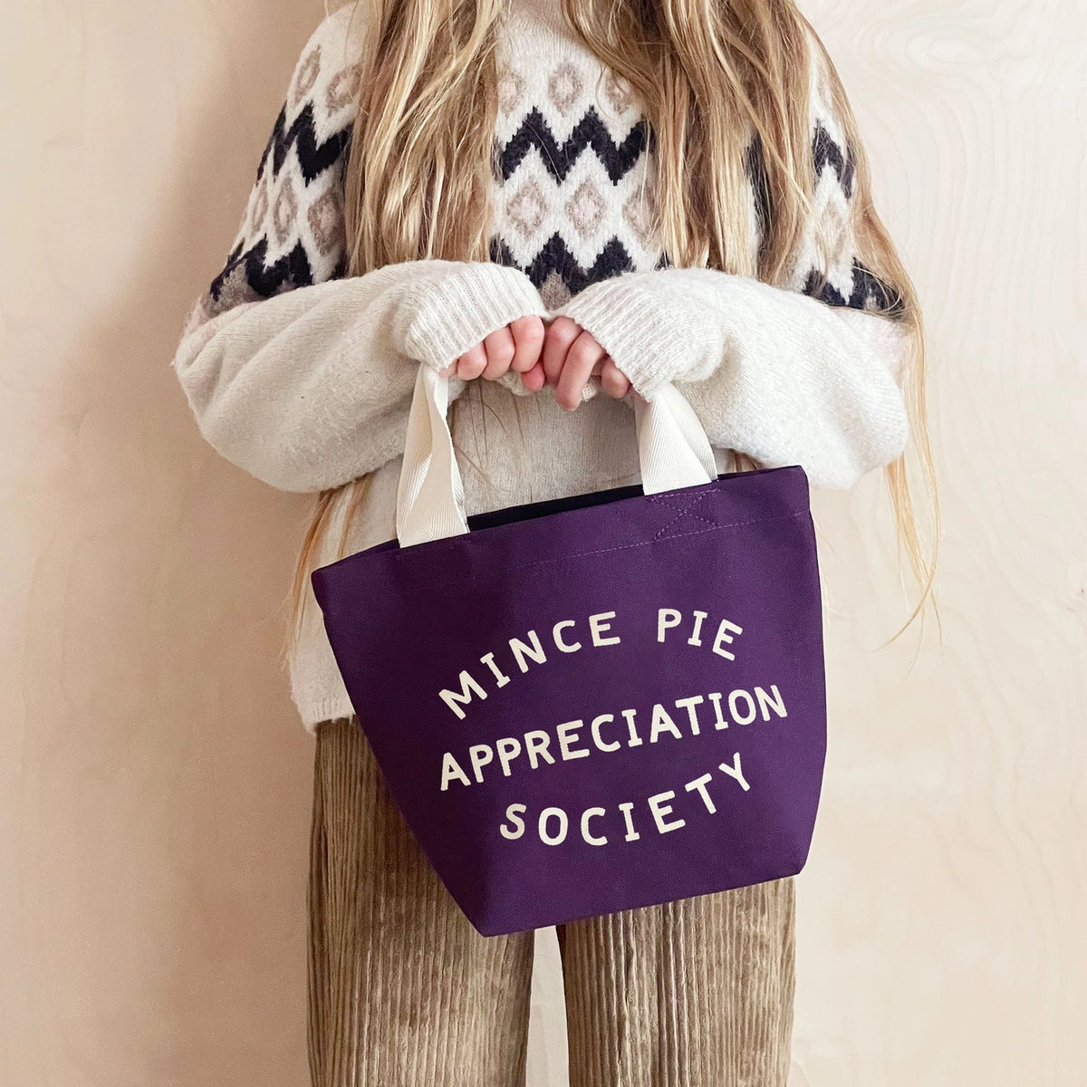 Mince Pie Appreciation Society Little Tote Bag – Form Shop & Studio