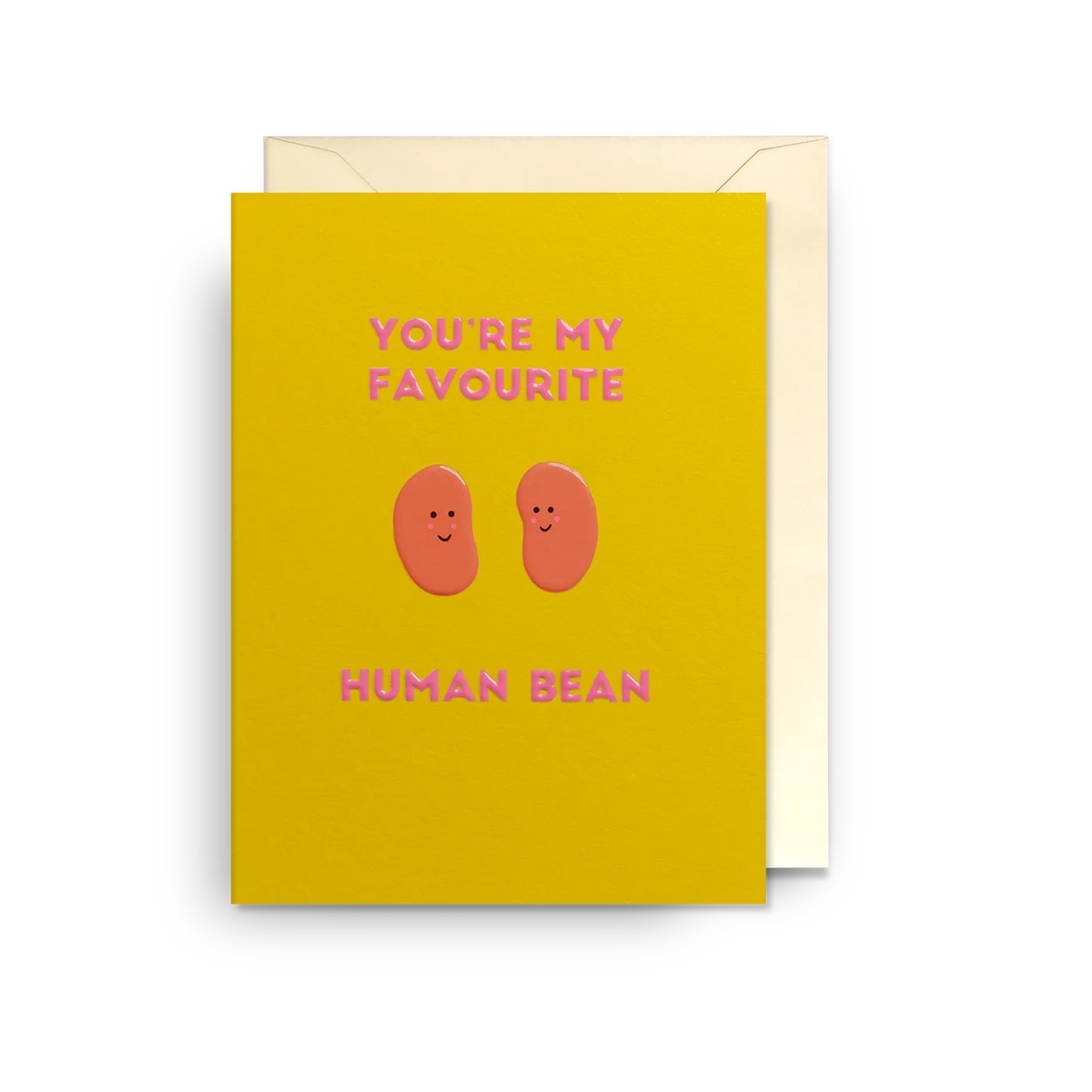 Favourite Human Bean Mini Card – Form Shop & Studio