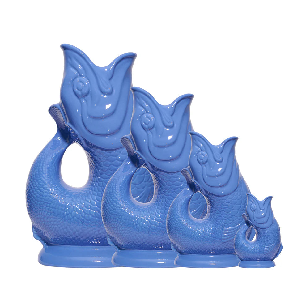 Sea Blue Original Gluggle Jug Pitcher Vase – Form Shop & Studio