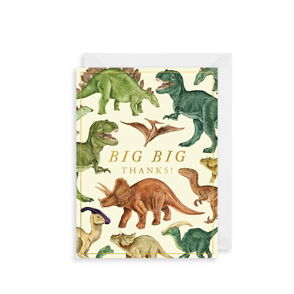 Big Big Thanks Notecards Pack of 6 – Form Shop & Studio