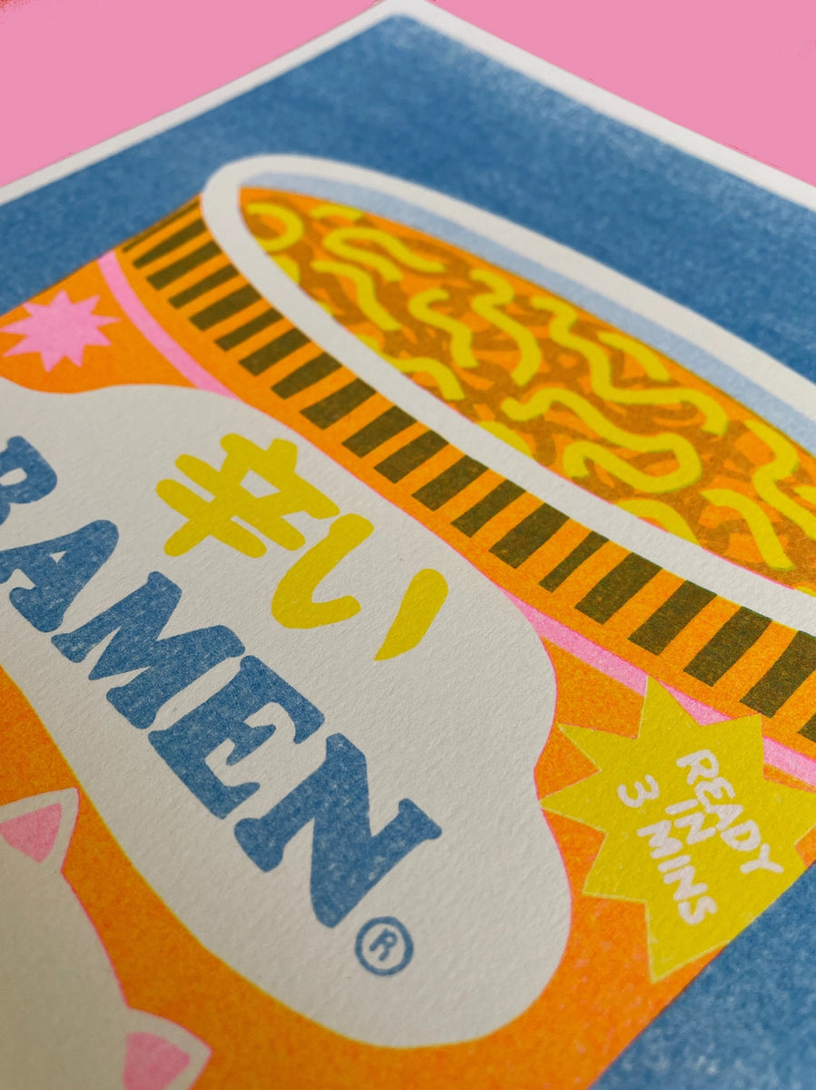 Ramen Riso Print – Form Shop & Studio