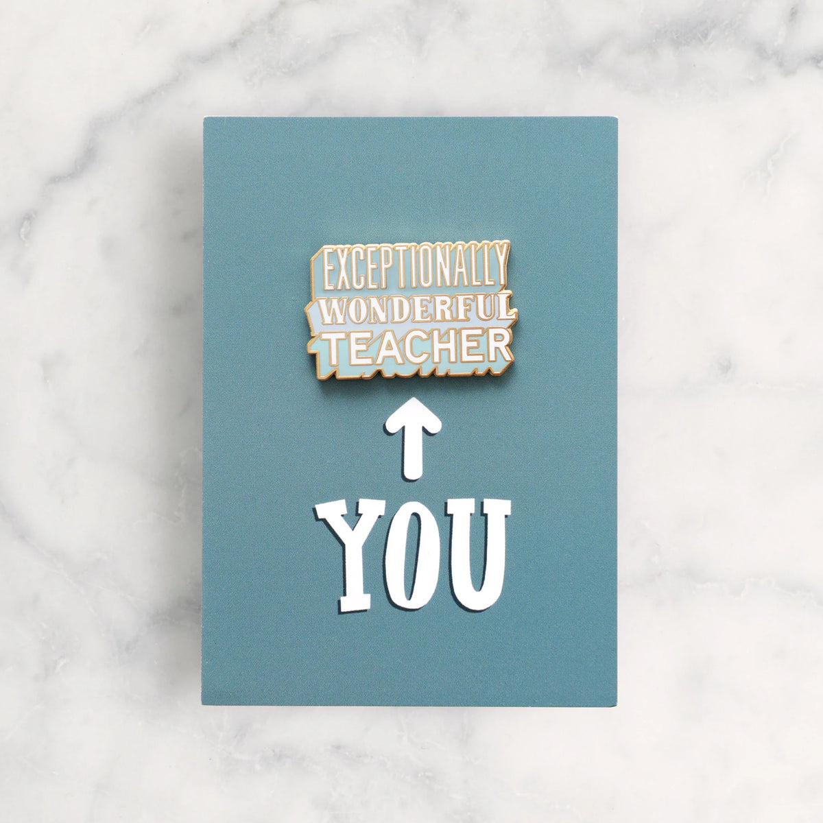 Exceptionally Wonderful Teacher Enamel Pin – Form Shop & Studio