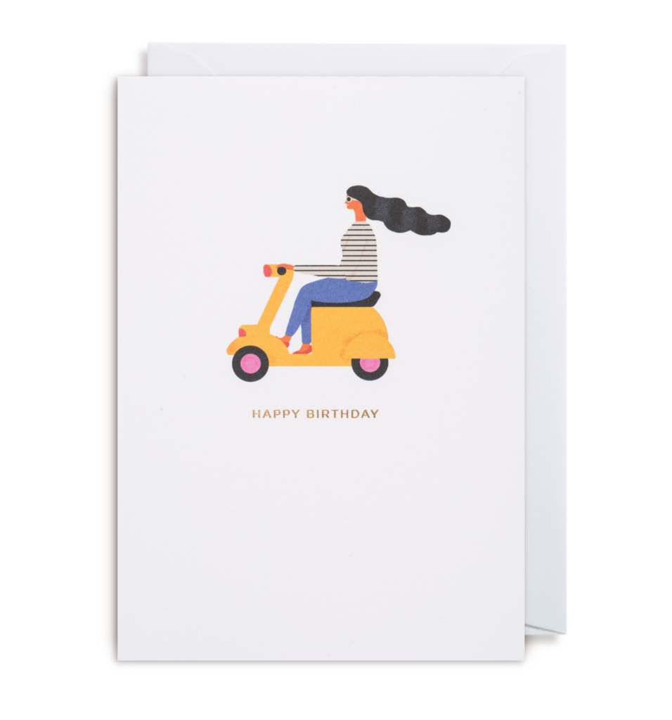 Happy Birthday Scooter – Form Shop & Studio