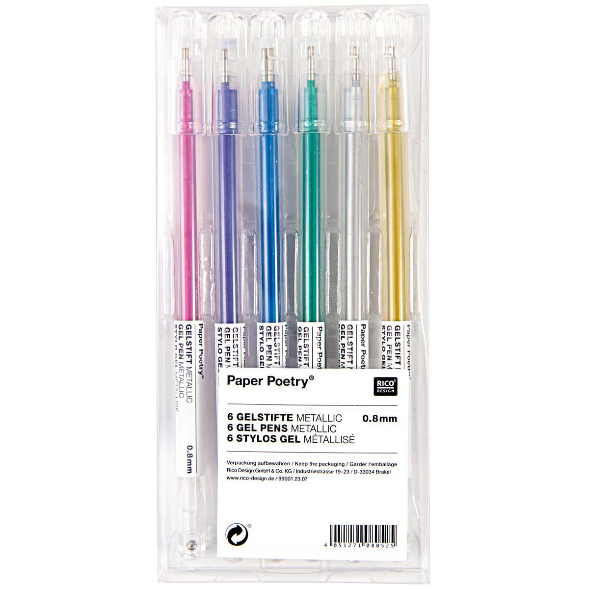 Metallic Gel Pen Set – Form Shop & Studio