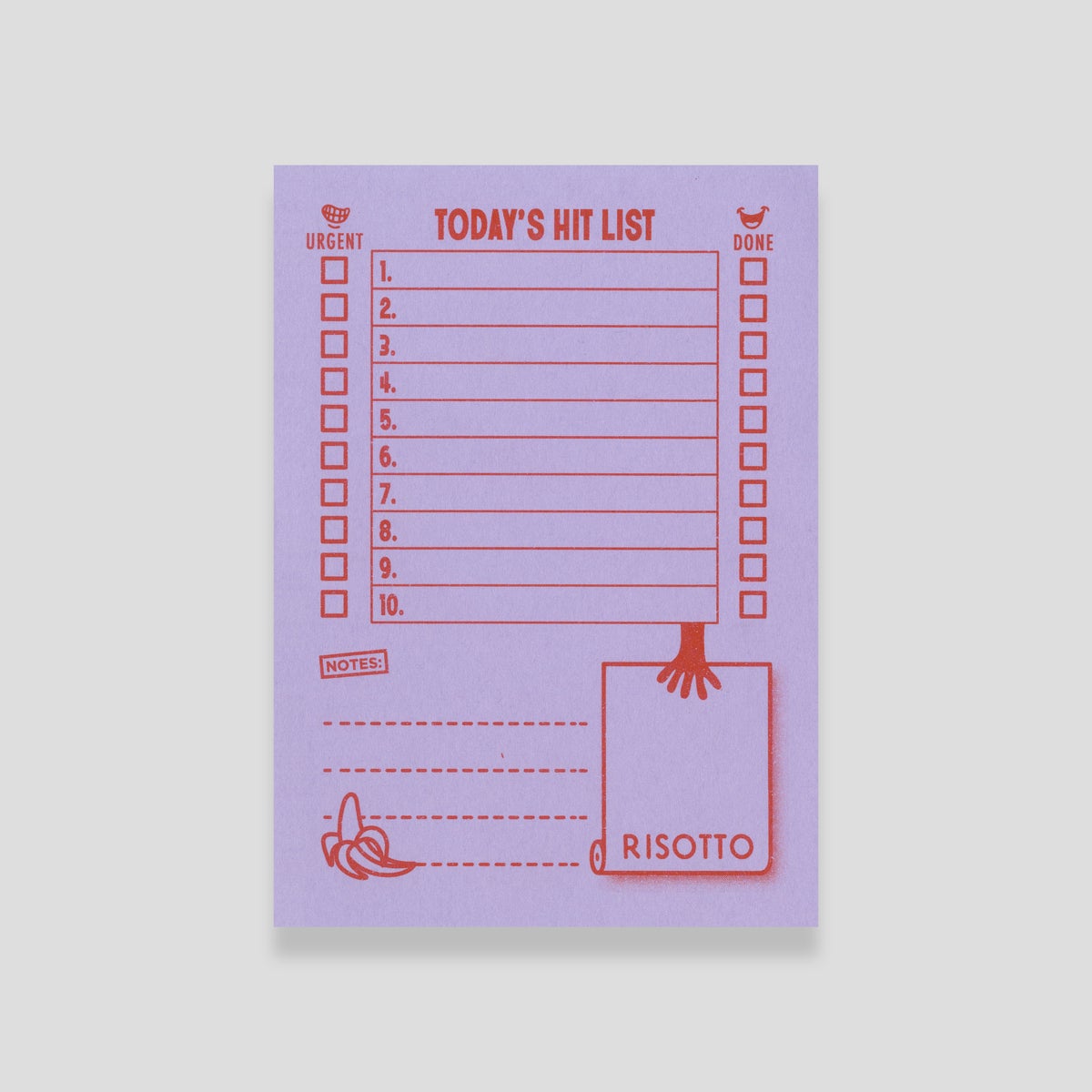 Hit List Notepad – Form Shop & Studio