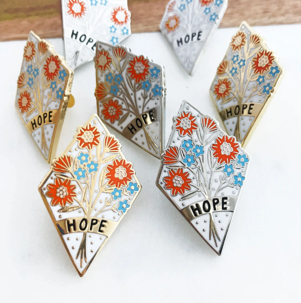 Hope Enamel Pin Badge – Form Shop & Studio